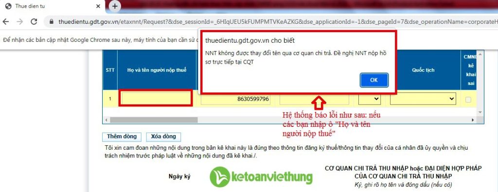 02 Cách Cập Nhật Thay đổi CMND Sang CCCD Trên Thuế điện Tử